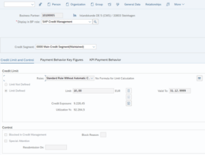 SAP Credit Management in SAP S/4HANA