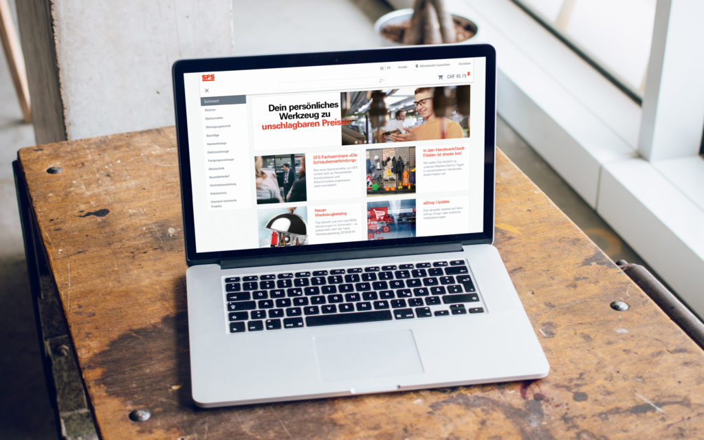 The new SFS online Shop