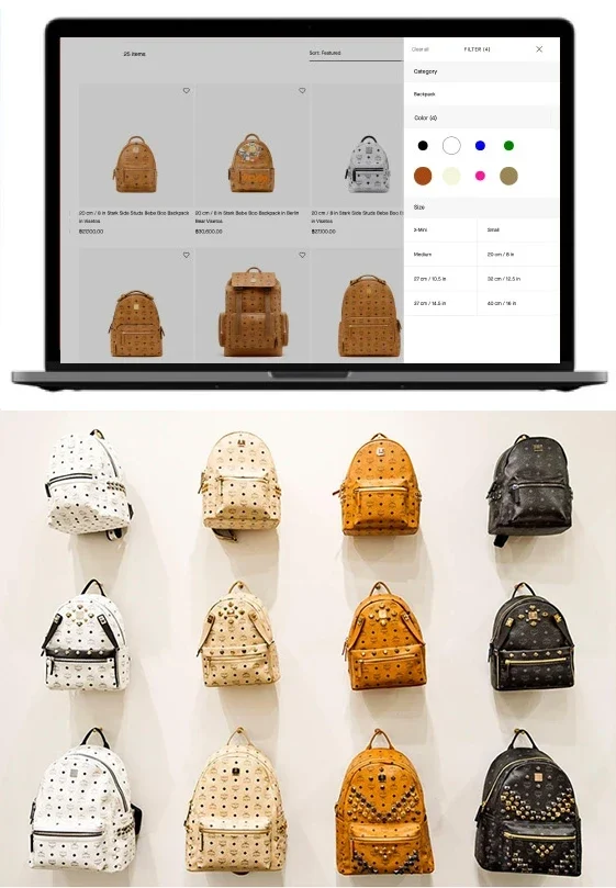 A luxury shopping experience for MCM customers