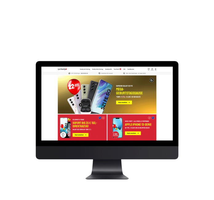 mobilezone - E-Commerce Systemlandschaft