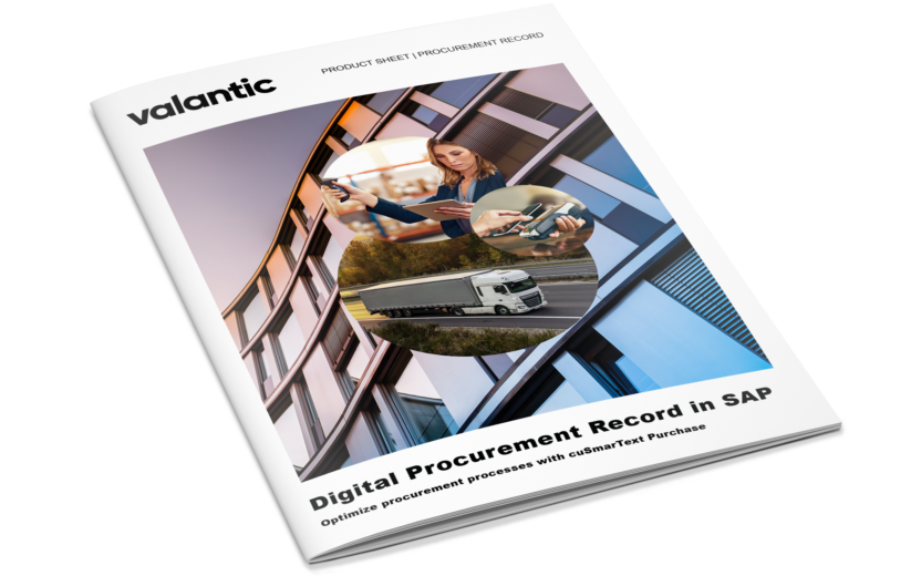 Digital Procurement Record in SAP