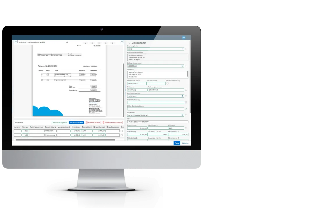 Invoice Processing – SAP integrated – valantic