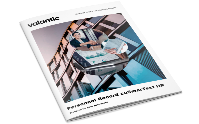 Digital Personnel Record – SAP integrated – valantic