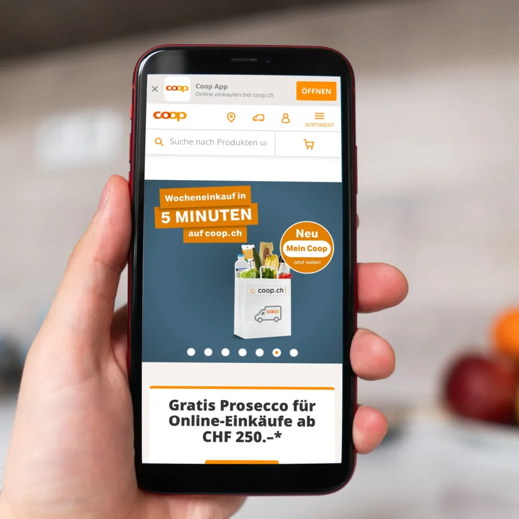 Cross-channel customer experience for coop.ch